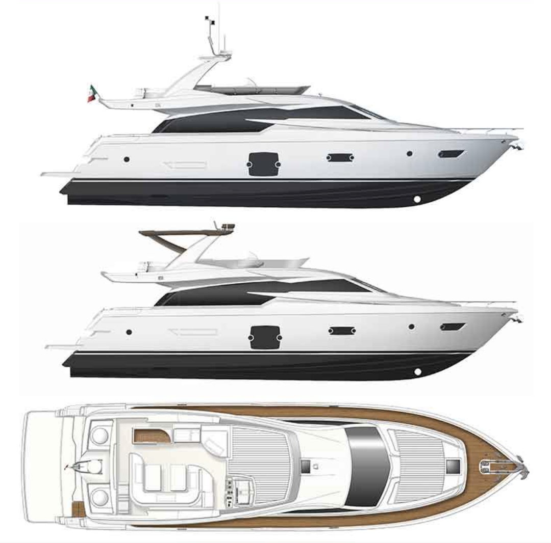 Layout Ferretti 800 – Ita Yachts Canada
