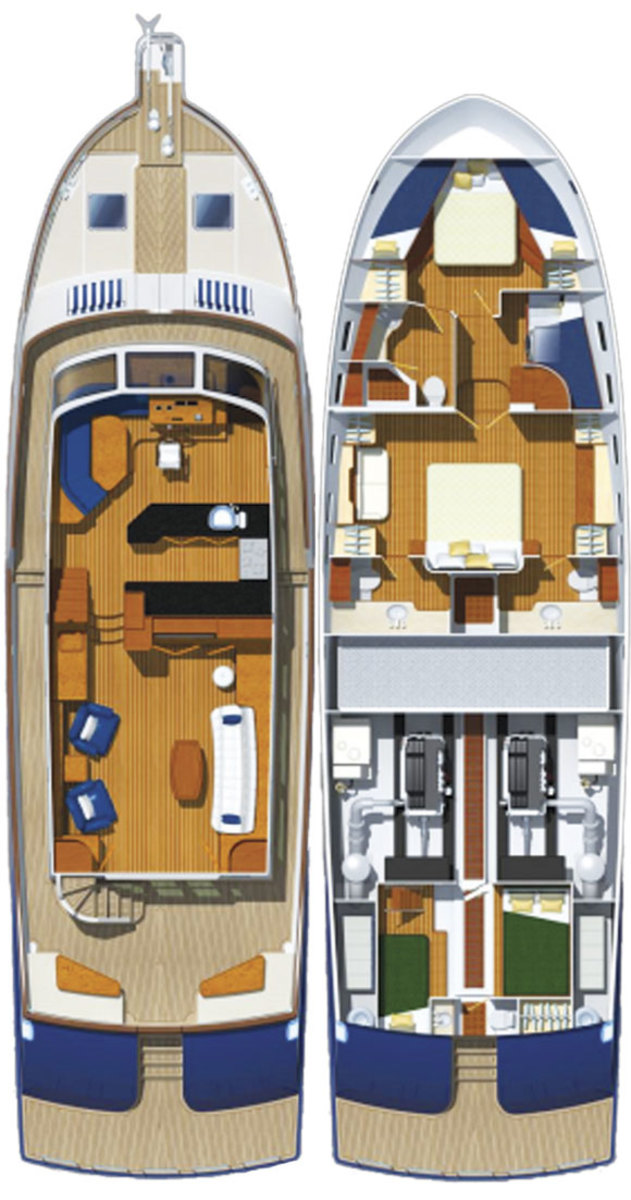 layout marlow 62E deckplans