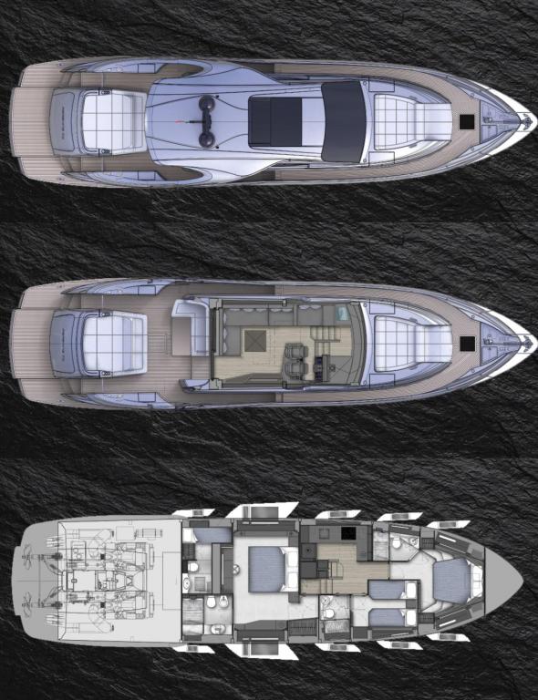 Layout Pershing 7X – Ita Yachts Canada