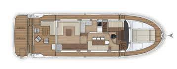 layout Beneteau Grand Trawler 62 main deck – Ita Yachts Canada