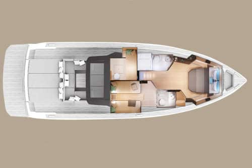 layout Pardo 50 – Ita Yachts Canada