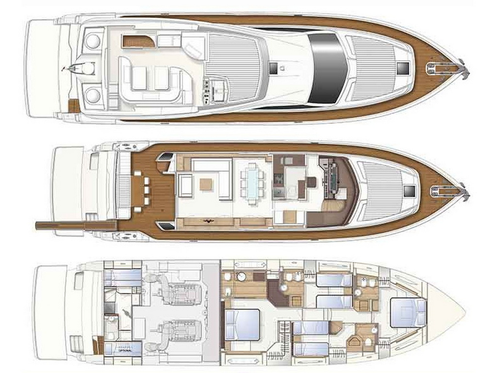 layout Ferretti 750 – Ita Yachts Canada