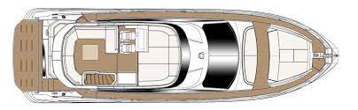 layout Azimut 53 flybridge diagram – Ita Yachts Canada