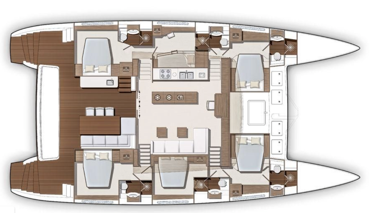 Layout Lagoon 630 – Ita Yachts Canada