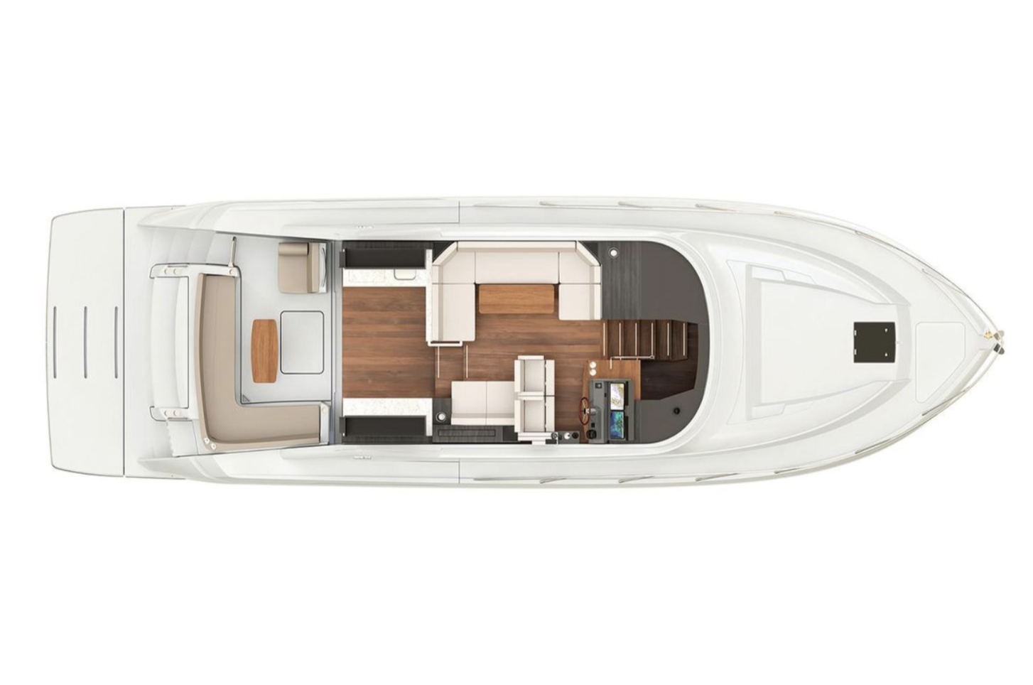 Layout Tiara C49 main deck – Ita Yachts Canada