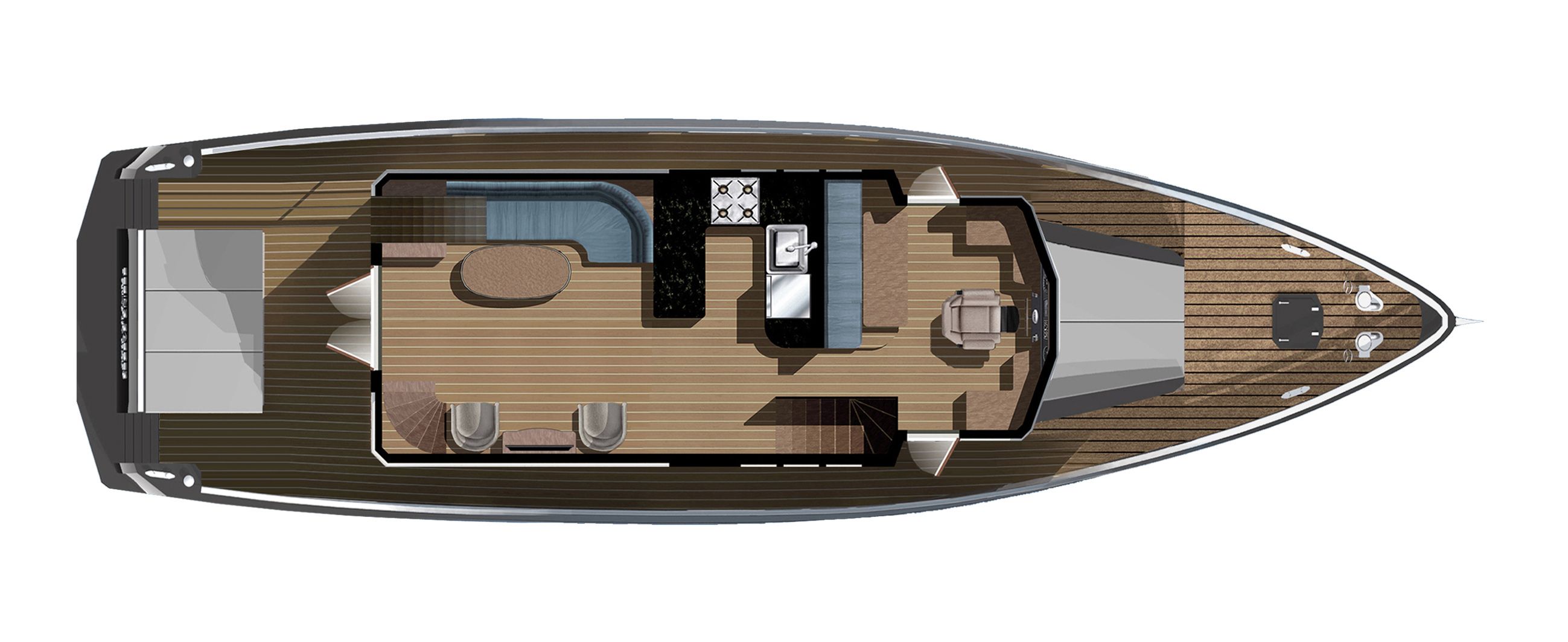 layout Bering 70 main deck – Ita Yachts Canada