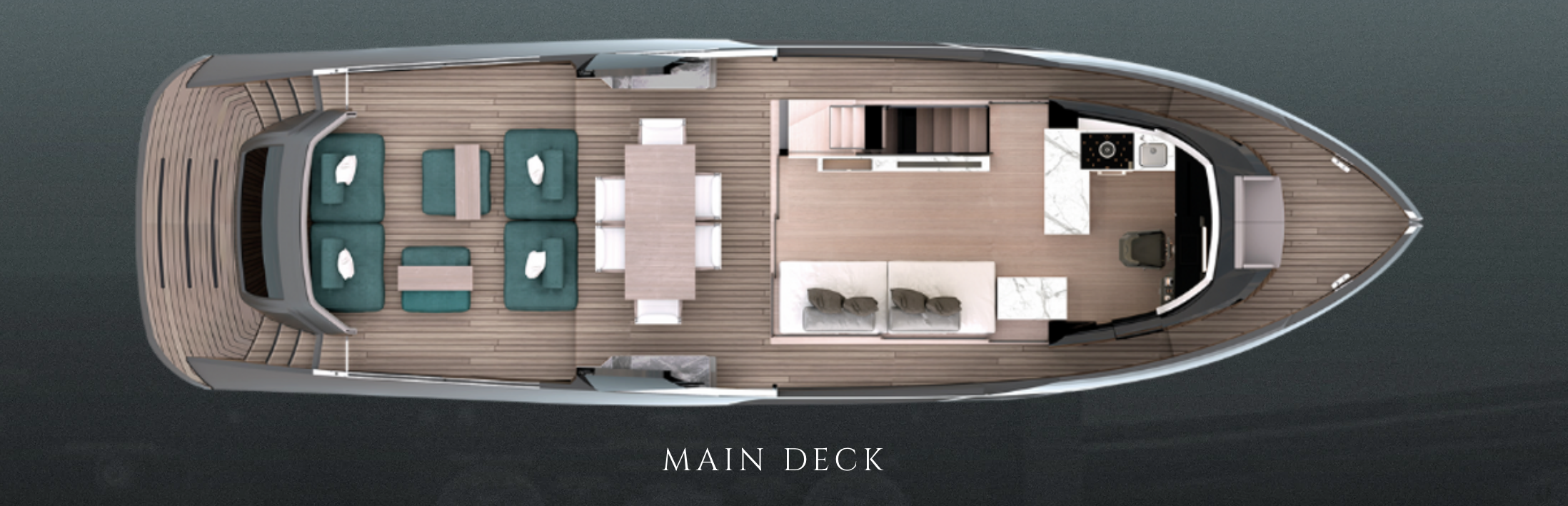 layout explorer 62 main deck – Ita Yachts Canada