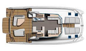 layout Leopard 53 main deck diagram – Ita Yachts Canada