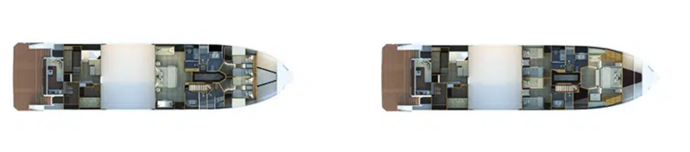Layout Ocean Alexandr 90R lower deck – Ita Yachts Canada