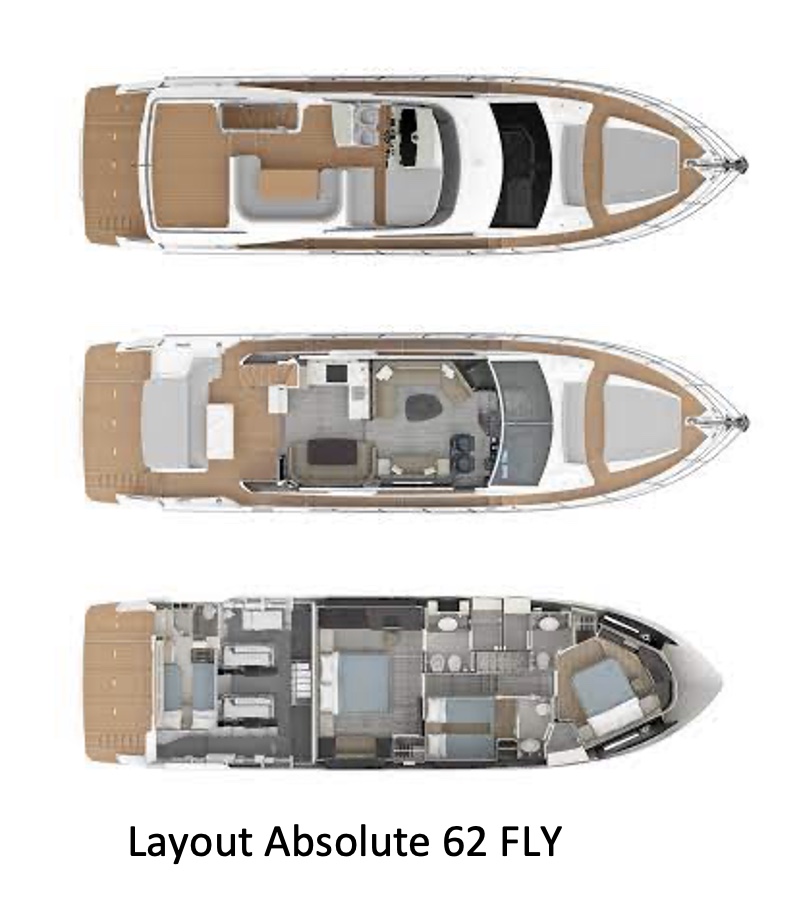Layout Absolute 62 Fly diagram – Ita Yachts Canada
