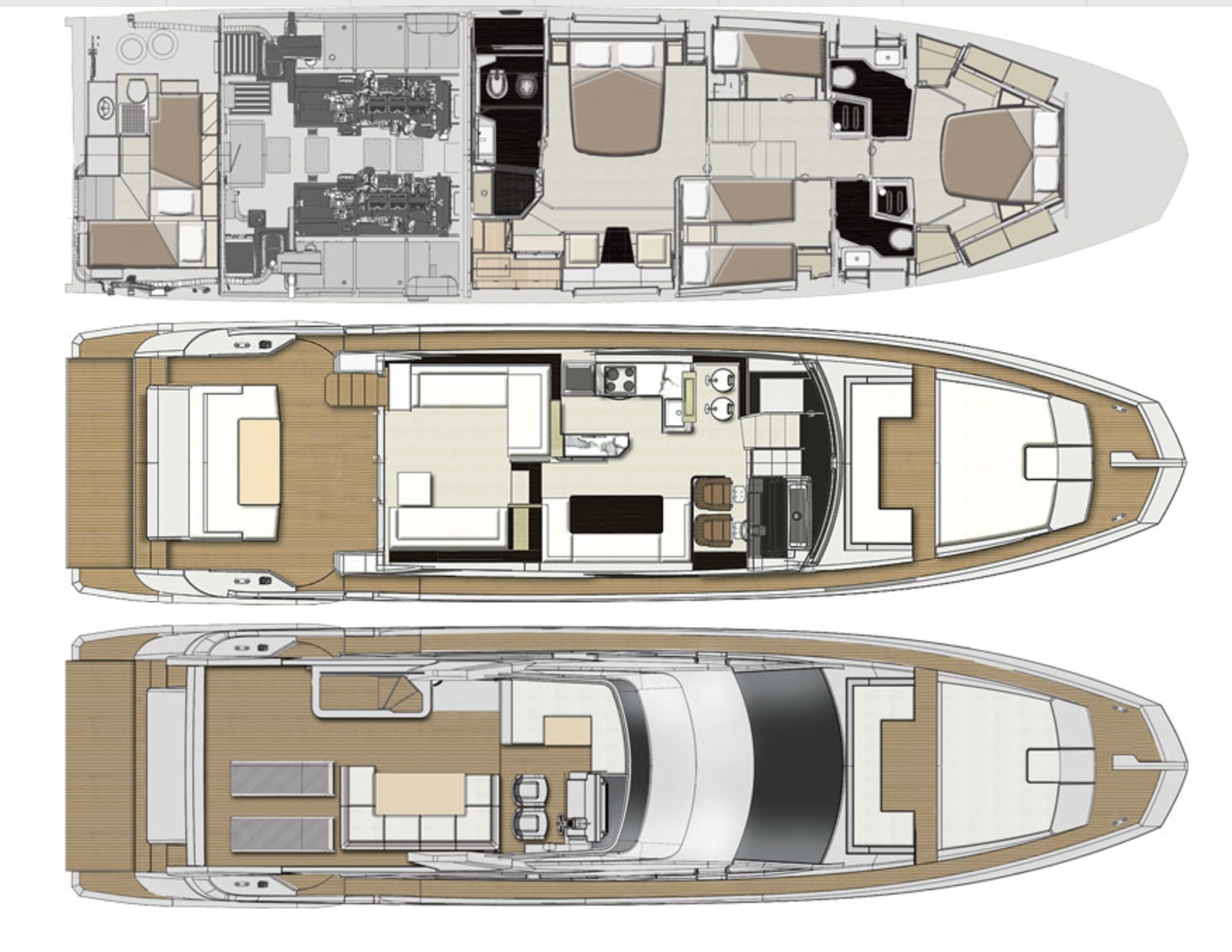Layout Azimut 66 Flybridge – Ita Yachts Canada