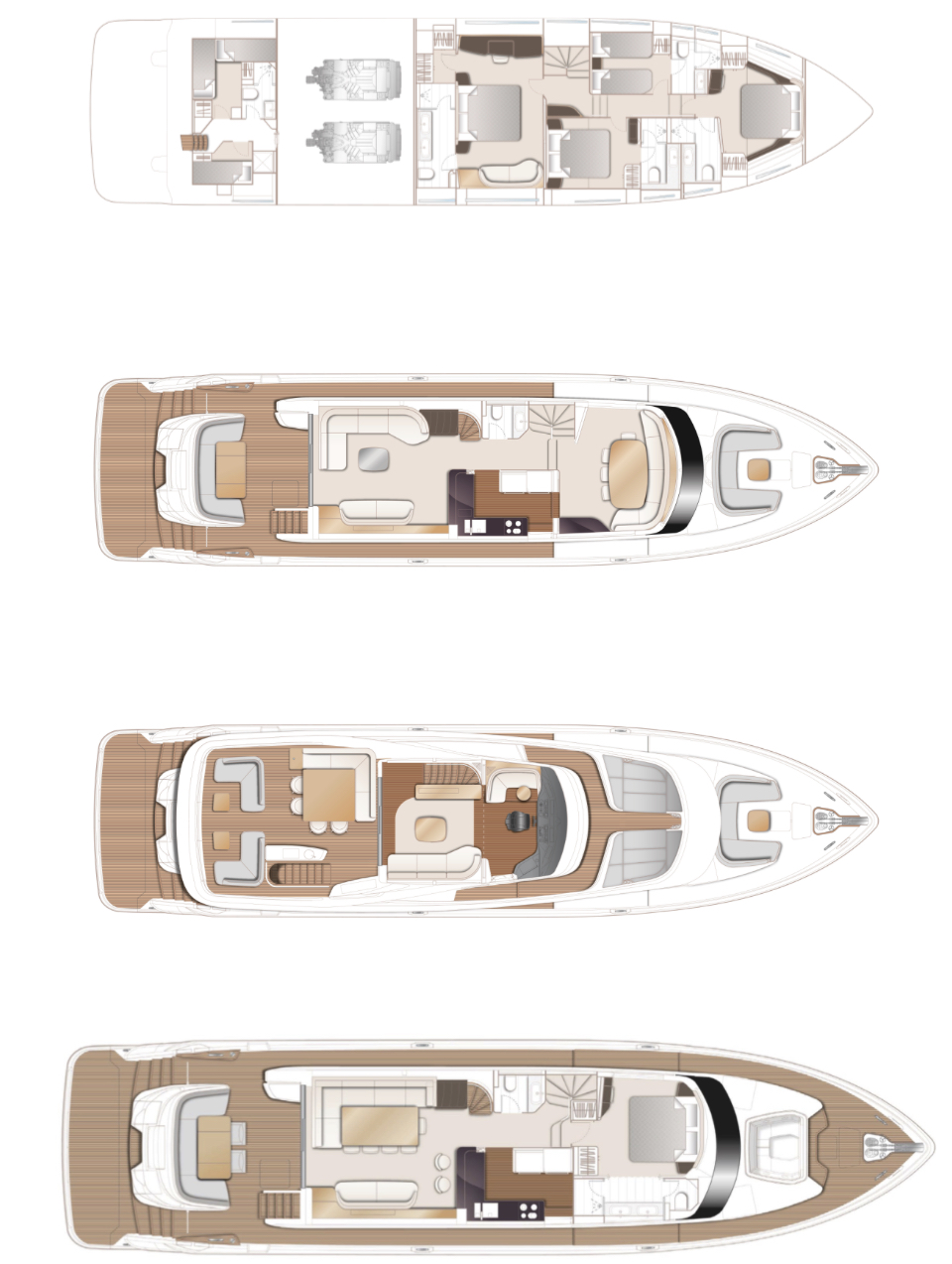 Layout Princess X80 – Ita Yachts Canada