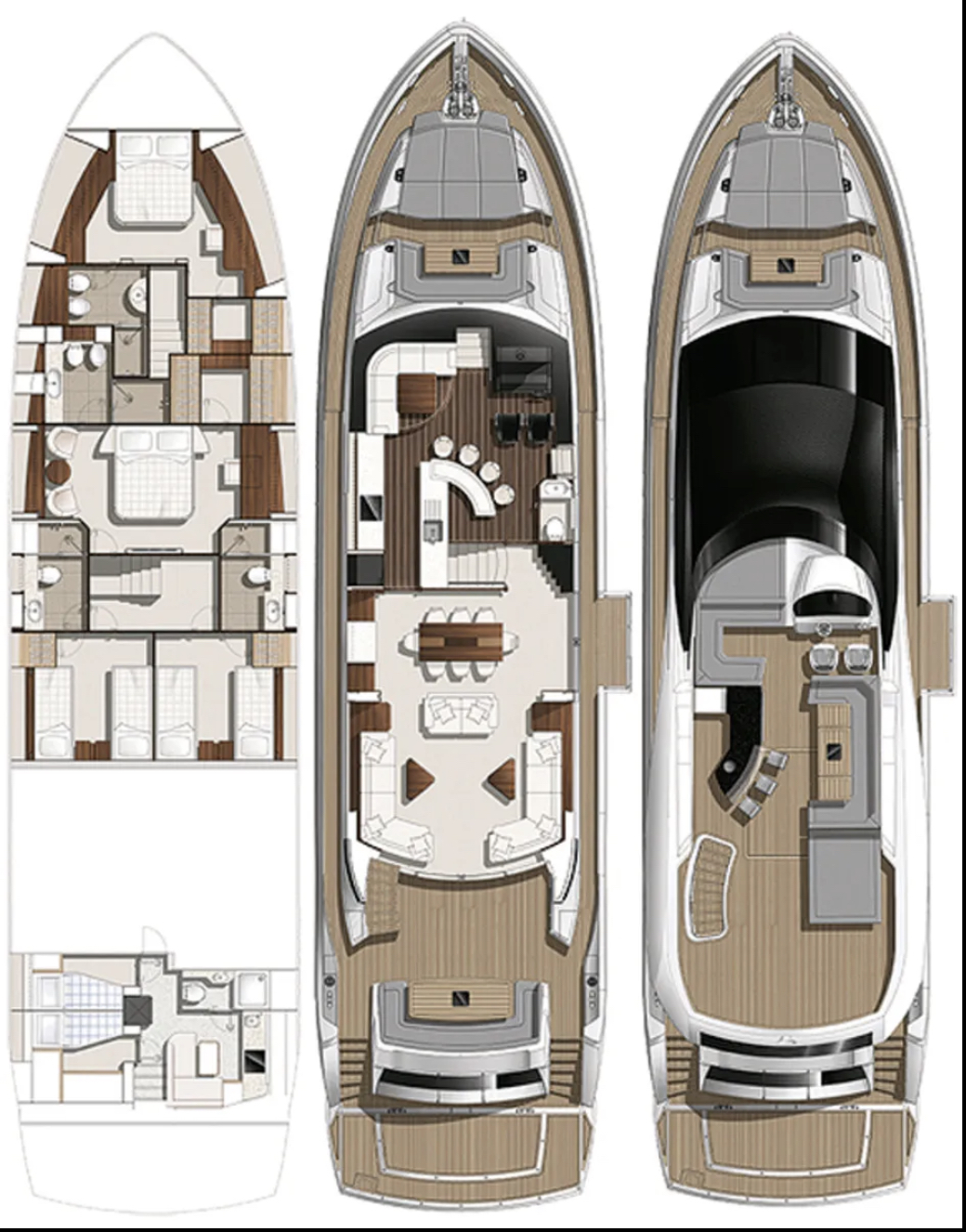 Layout Sunseeker 86 Yacht – Ita Yachts Canada