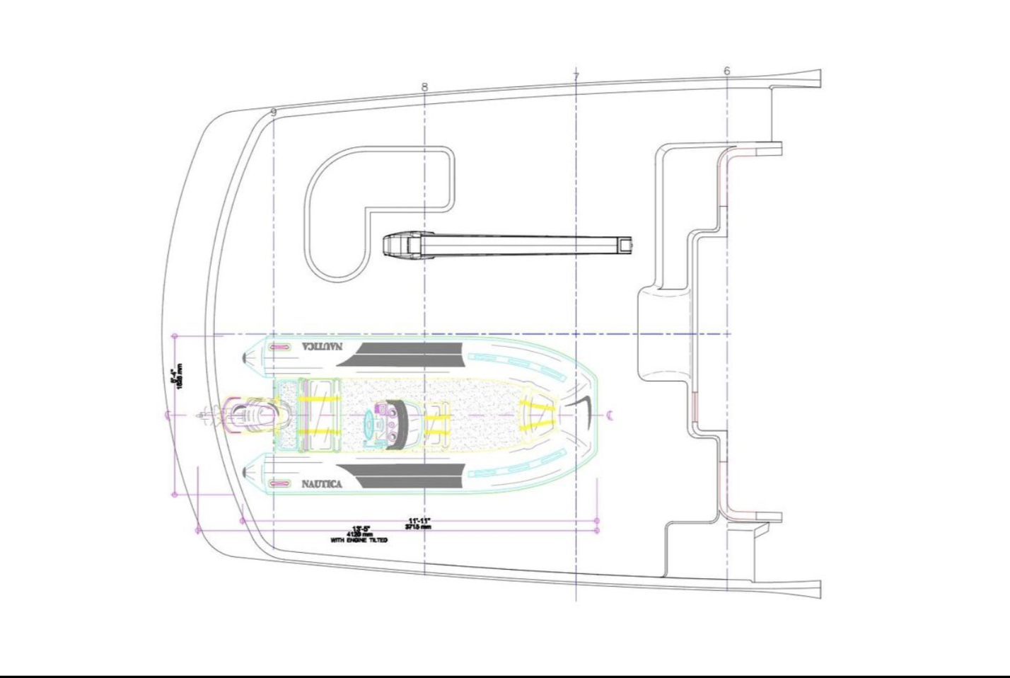 Layout aft section Nordhavn N60 – Ita Yachts Canada