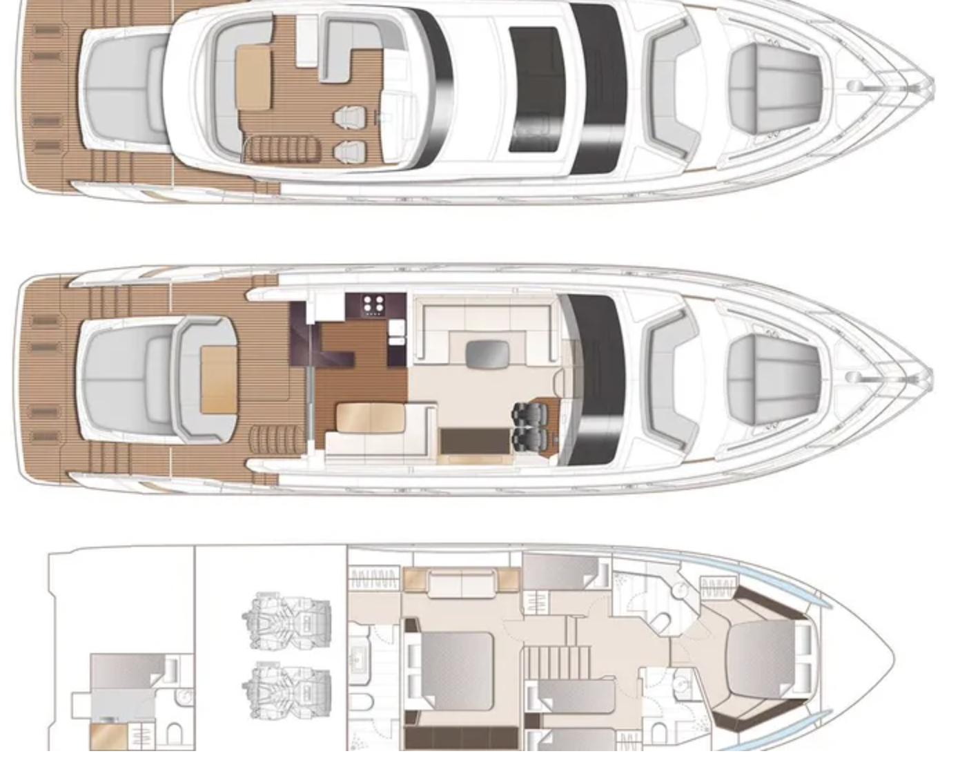 Layout Princess S66 – Ita Yachts Canada