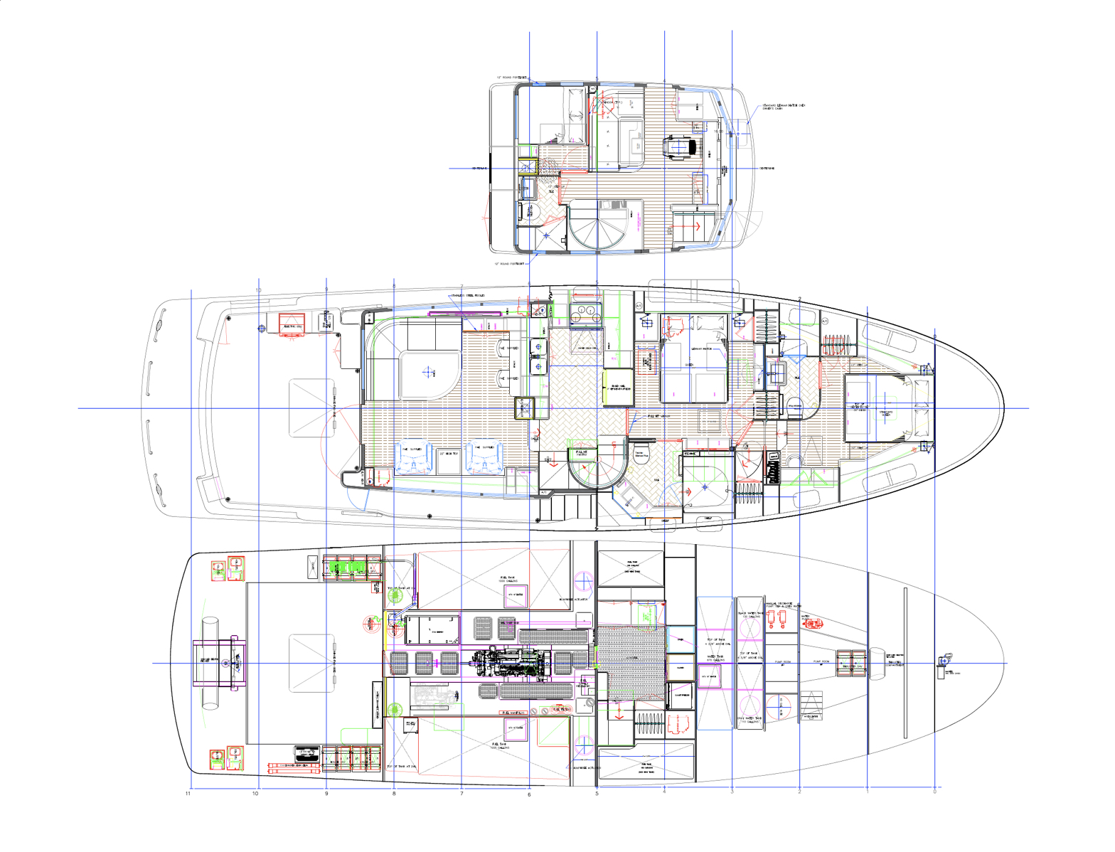 Layout Nordhavn 625 all decks – Ita Yachts Canada